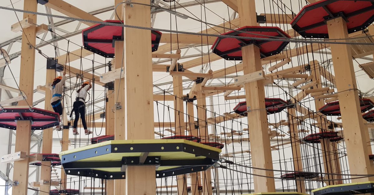 TresAguas eleva su ocio con su parque vertical - Revista Centros ...