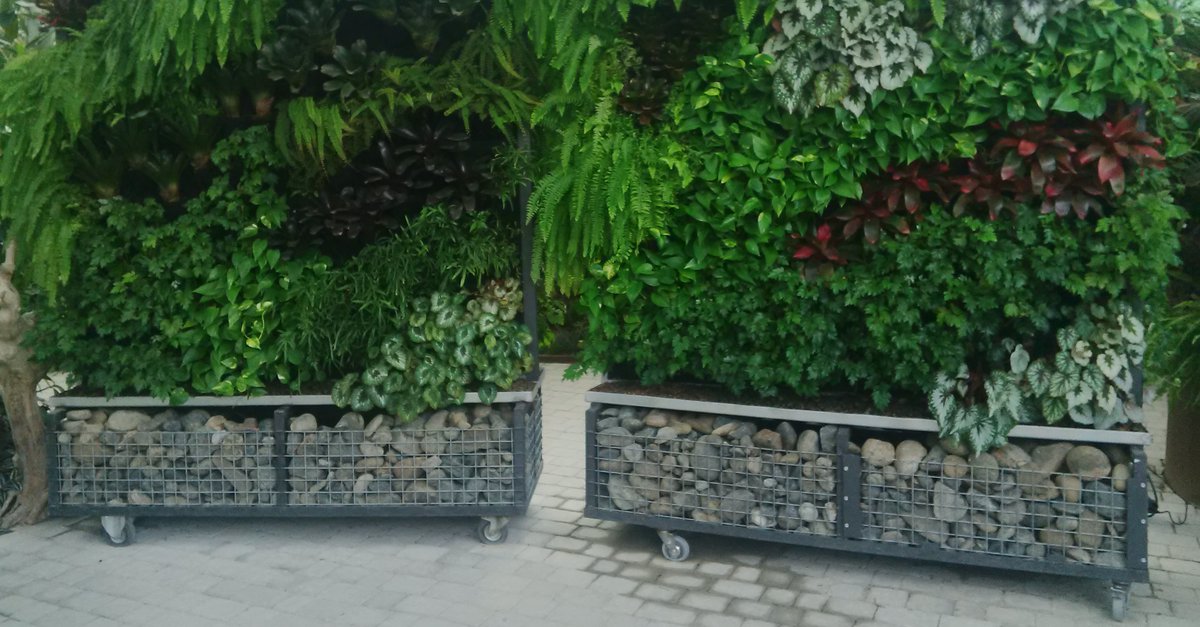 Un biombo verde que limpia el entorno - Revista Centros Comerciales